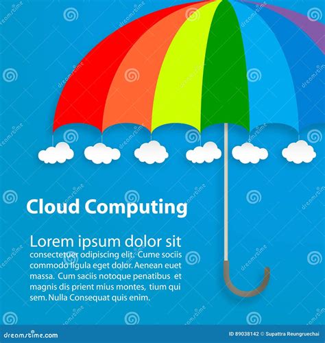 Cloud Computing Technology Stock Vector Illustration Of Network 89038142