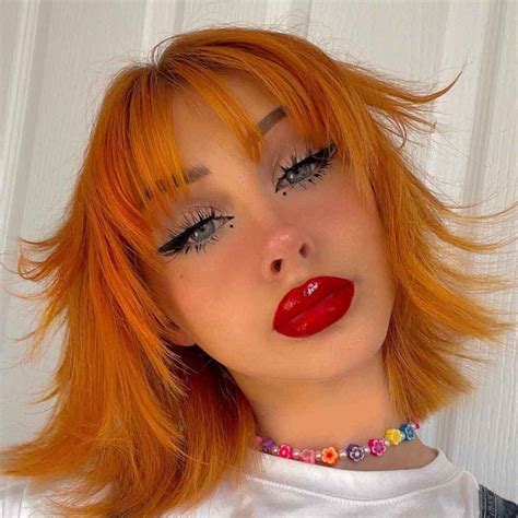 24 Spicy Ginger Wolf Cut Ideas Hairaide