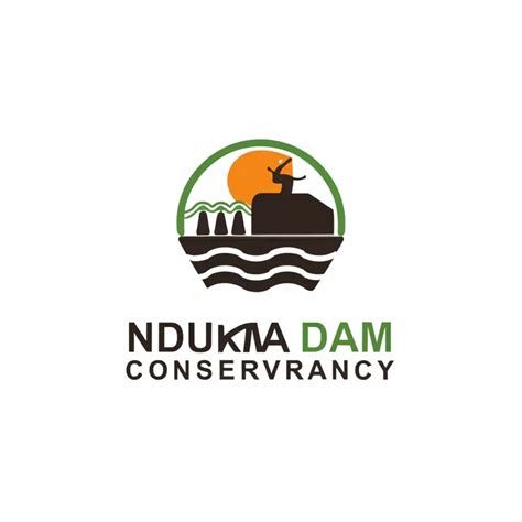 Logo Design For Ndukuma Dam Conservancy Dynamic Dam And Athlete Concept