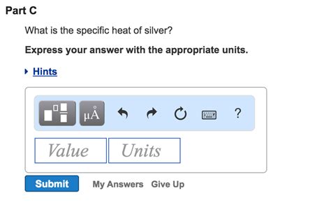 Solved To Understand The Concepts Of Heat Capacity Specific Chegg