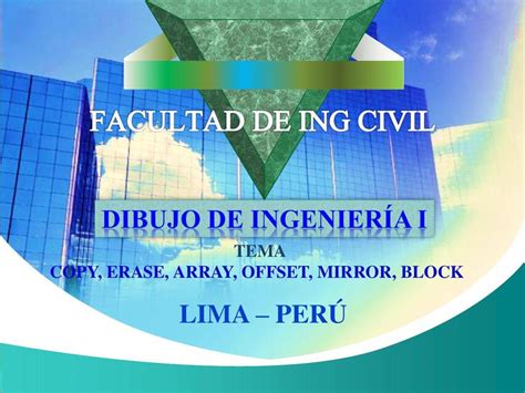 Comando Copy Erase Array Offset Mirror Block Ingepat Udocz