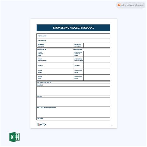 Free Construction Proposal Templates Excel And Word