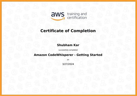 Aws Amazoncloud Cognizant Shubham Kar