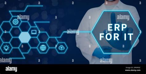 Text Showing Inspiration Erp For It Business Approach Enterprise Resource Planning Software For