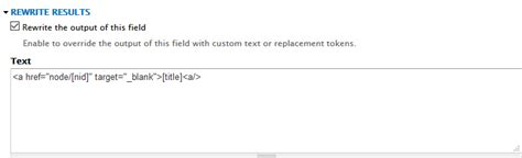 how to make the link in drupal open in new window which is redirected
