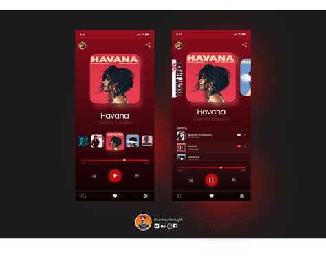 Music Player Mobile App Design Behance