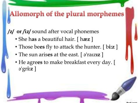 Allomorph And Morphology Pptx