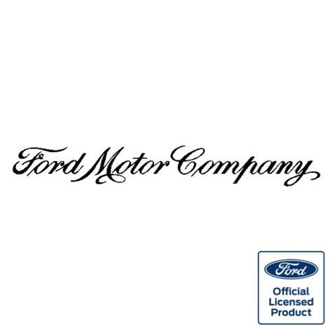 Ford Motor Company Script Decal Dmb Graphics Ltd