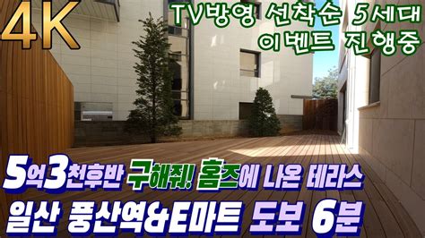 【일산신축빌라】5억3천후반 37평 고급테라스 구해줘 홈즈에 나온 일산 풍산역ande마트 도보 6분【풍동신축빌라】 Youtube