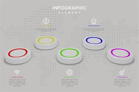Premium PSD Timeline Infographic Template Design Can Be Used For Workflow Layout Diagram