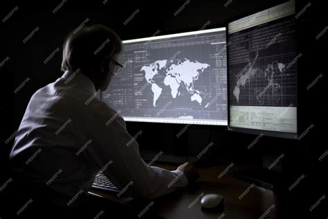 Premium Ai Image Data Analysis An Unrecognizable Man Analyzing Charts