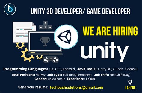 Code X Layer We Are Hiring Unity3d Game Developer