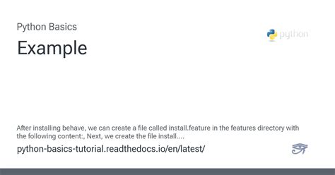 Example Python Basics 2510