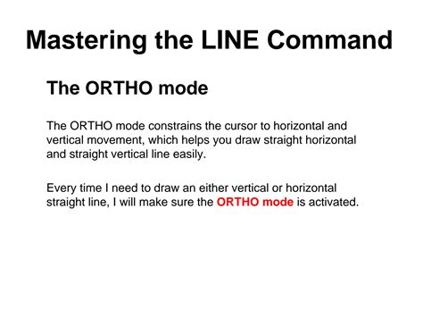 Solution Autocad Course Summary Class Notes P 2 Line Command Settings