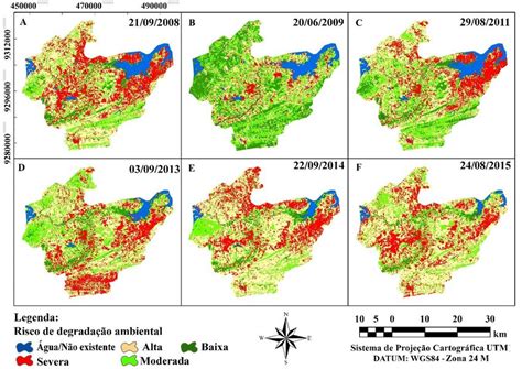 Spatial Temporal Monitoring Of The Risk Of Environmental Degradation In Download Scientific