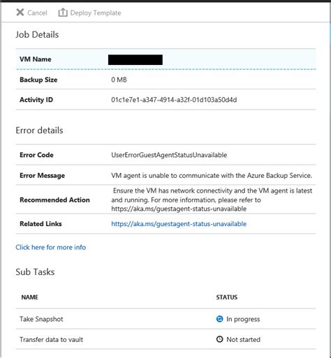 Resolving VM Agent Is Unable To Communicate With The Azure Backup Service Error Linux