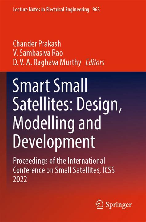 Lecture Notes In Electrical Engineering Smart Small Satellites Design Modelling And Bol