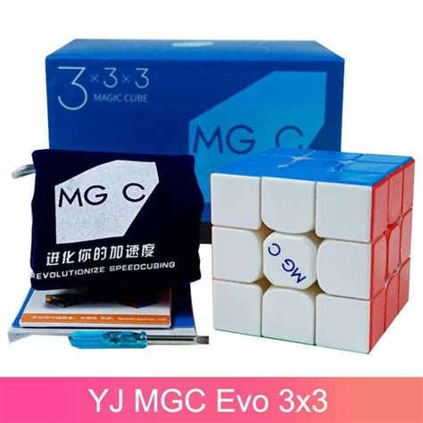 Picube YJ MGC EVO 3X3 Magnetic Cubing Speed Magic Puzzle Strickerless Speed Cube 56Mm Regular