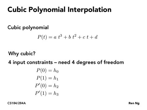 CS A Lecture Bezier Curves Surfaces