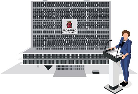 시의회는 상파울루 의 각 지방 자치 단체의 집행 기관입니다 또한 시청이라는 용어는 지방자치단체의 부서와 서비스 세트를 의미합니다 상파울루에 대한 스톡 벡터 아트 및 기타