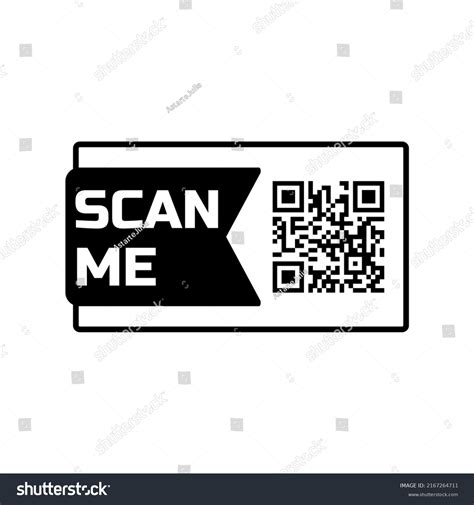 Scan Me Qr Code Icon Smartphone Stock Vector Royalty Free Shutterstock