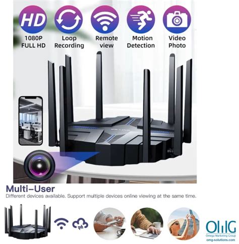 Spy476 Omg Hidden Spy Wifi 5g Router Camera Omg Solutions