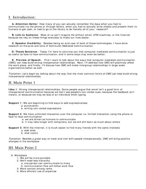 Example Persuasive Speech Free Download