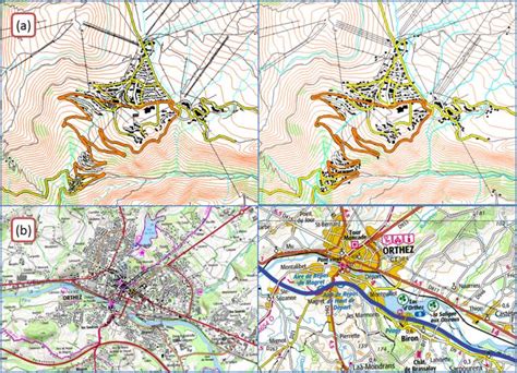 A Map Extracts From Past Generalization Experiments B Maps At