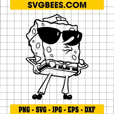Yellow Spongebob Svg Images Svgbees