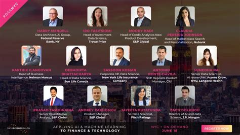 Dssnyc Datascience Ai Enterpriseai Finance Genai Machinelearning Data Science Salon