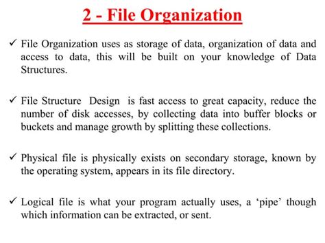File Organization Pptx