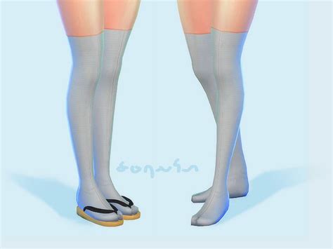 The Sims Resource Thigh High Tabi Thigh Highs Thighs Thigh Socks