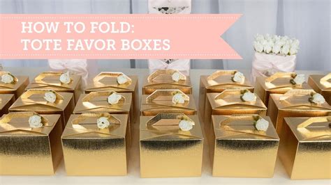 Gold Favor Bags