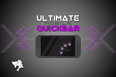 Ultimate Mobile Quickbar Input Management Unity Asset Store