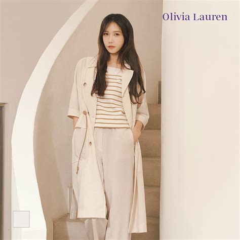 포스티 신상 올리비아로렌 린넨 스트링 롱 자켓vocfu3m4151