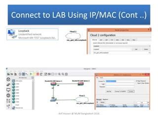 Network Simulation Using Mikrotik Router OS CHR MUM Presentation PPTX