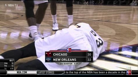 Anthony Davis With A Block Alley Oop And Fall Youtube