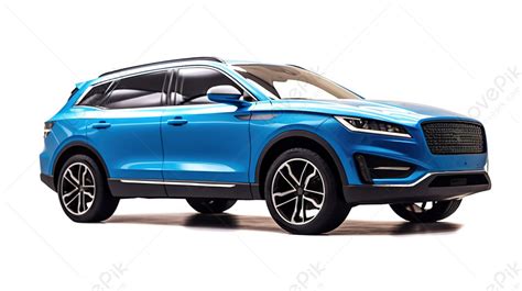 프리미엄 패밀리 Suv 흰색 배경에 파란색 격리됨 3d 렌더링 고립된 가족 배경 자동차 배경 파란색 배경 이미지 Hd 고립된 가족 자동차 파란색 배경 사진
