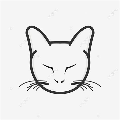Vector De Gato Simple Png Png Gato Gatos Vector De Gatos Png Y