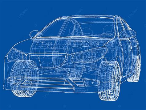 Concept Car Vector Rendering Of 3d Model Vehicle Detailed Vector Model Vehicle Detailed Png