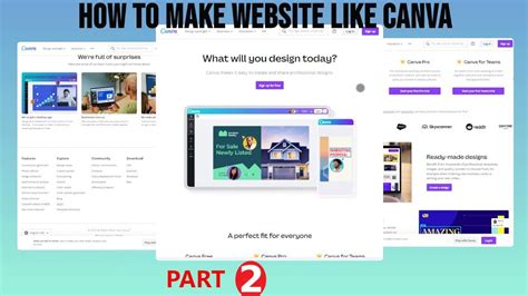 How To Make Website Like Canva Html And Css Projects Part 2 Youtube