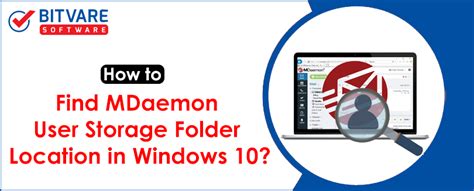 Search For Mdaemon Store Location In Windows 10