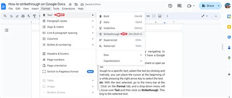How To Strikethrough On Google Docs XFanatical