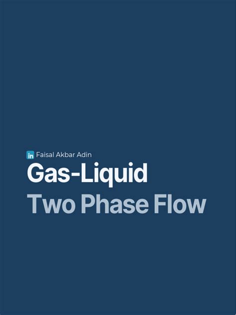 Gas Liquid Two Phase Flow Pdf Civil Engineering Phases Of Matter