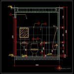 91 WC Layout Elevations Details AutoCAD Drawing Download Free Cad Blocks Download DWG Models