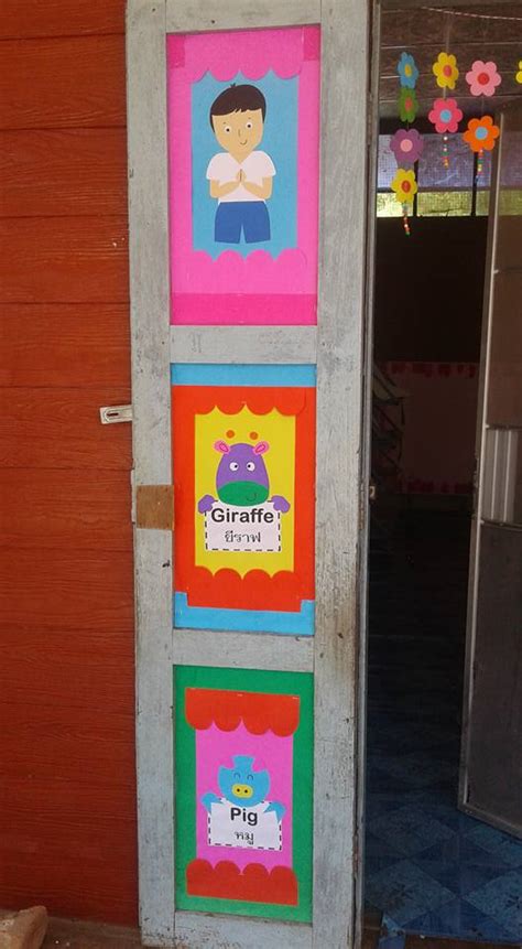 งานแต่งประตูห้อง กล่องสื่อปฐมวัย ครูขนมหวาน Facebook
