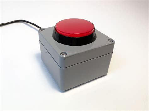 A Big Red Button Acting As A Keyboard Using Arduino