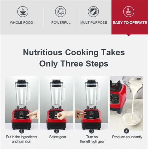 4500w Silver Crest Blender High Speed Juicer Mixer With Motor 9520 9525 And 100 Fresh Pc Jar Eu