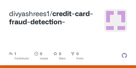 Github Divyashrees1credit Card Fraud Detection