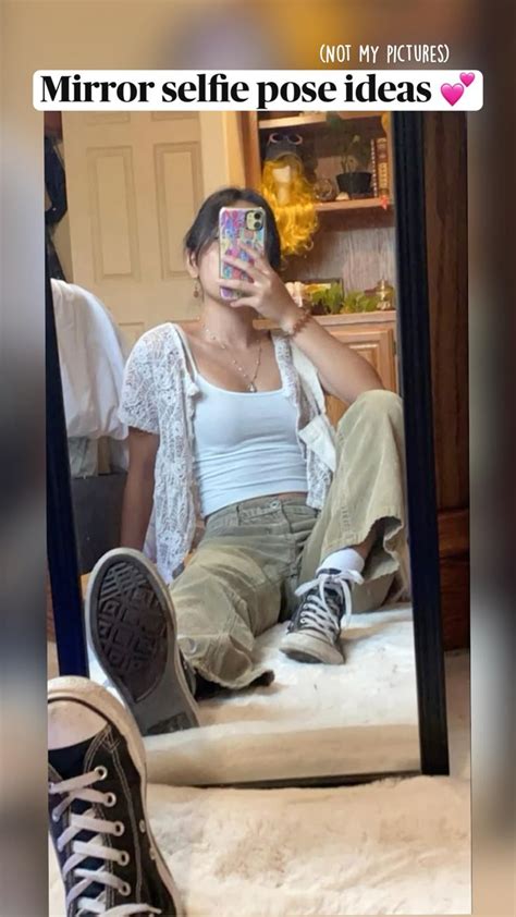 Mirror Selfie Pose Ideas And Inspo 💕 Not My Pictures Summer Outfits